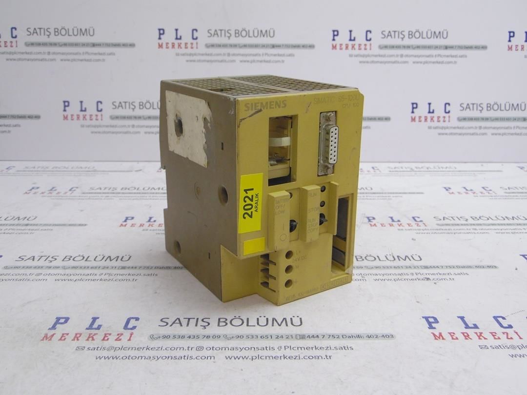 6ES5100-8MA02, 6ES5 100-8MA02 CPU100 F. S5-100U, DC 24V 2.EL | PLC Merkezi - Otomasyon Satış