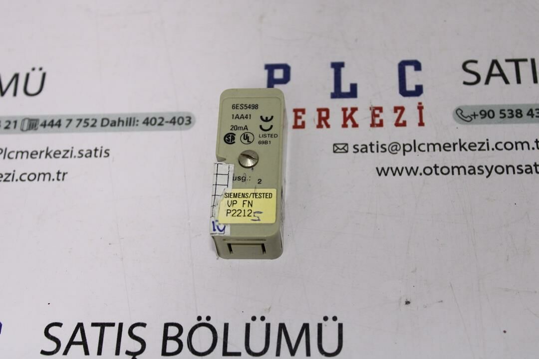 6ES5498-1AA41 MEASURING RANGE MODULE, +/-20MA KULL | PLC Merkezi ...
