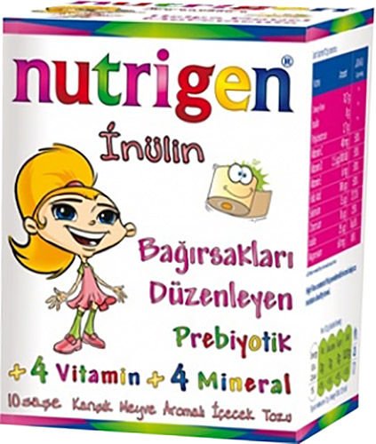 Nutrigen İnülin Bağırsak Düzenleyen Prebiyotik 10 Saşe