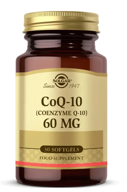 Solgar Coenzyme Q-10 60 mg 30 Kapsül Antioksidan
