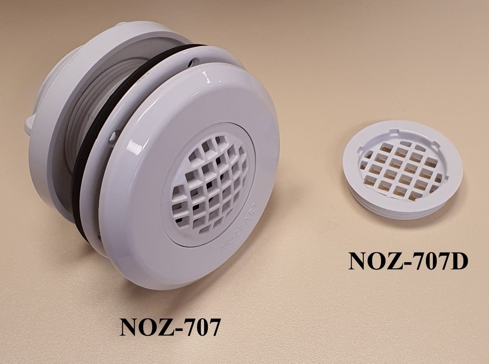 Kafesli Besleme Veya Emme Nozulu (Panel) Beyaz-ABS - Dişli - Bombeli ...