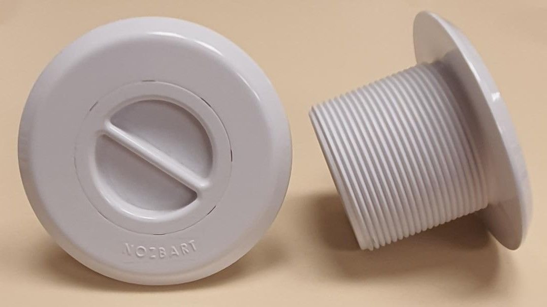 Vakum Nozulu (Beton) Dişli - Daire - Beyaz | NOZBART | Havuz ...