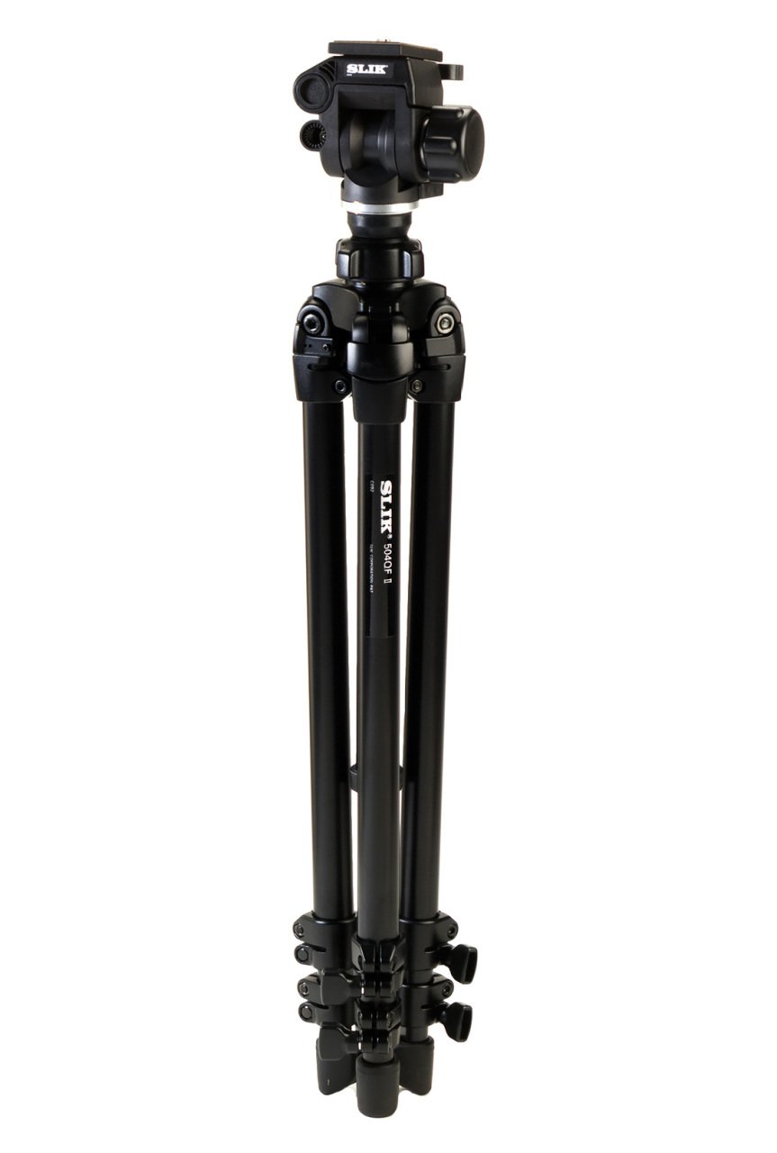 Slik 504 QF II Profesyonel Video Kamera Tripod - fotoburada.com