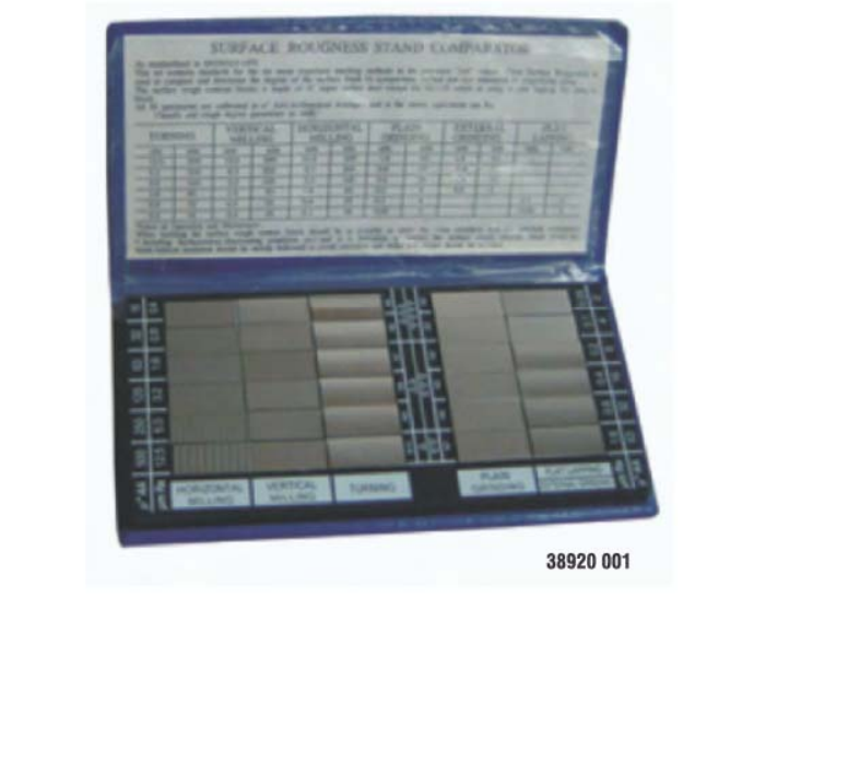 Surface Roughness Comparison Gage Plates
