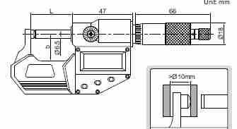 Digital Micrometers Ball Tip IP65