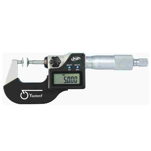 Digital Disc Jaw Micrometers (Non-Rotating Shaft) IP65