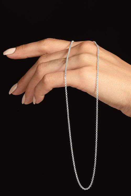 Doch Model Gümüş Zincir 1,70 mm Genişlik 60 Cm - Gümüş Rengi | Takıdepo