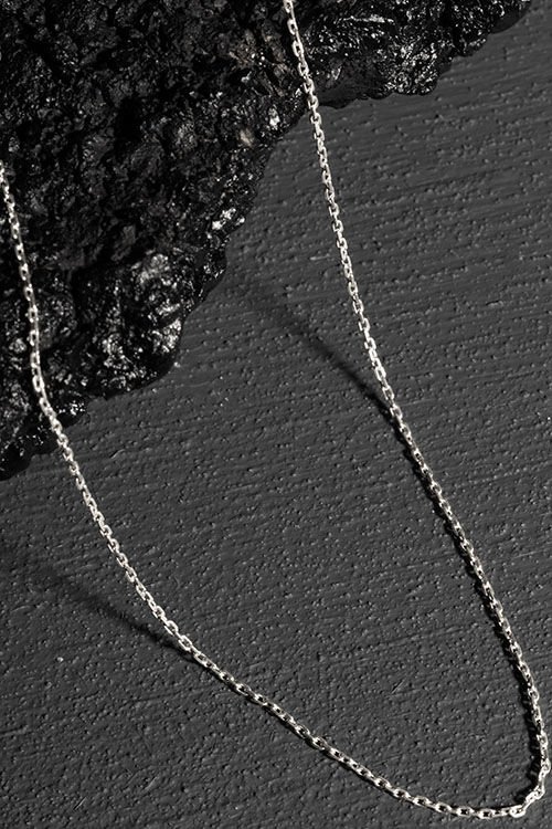 Forsa Model Gümüş Zincir 0,75 mm Genişlik 65 Cm - Gümüş Rengi | Takıdepo