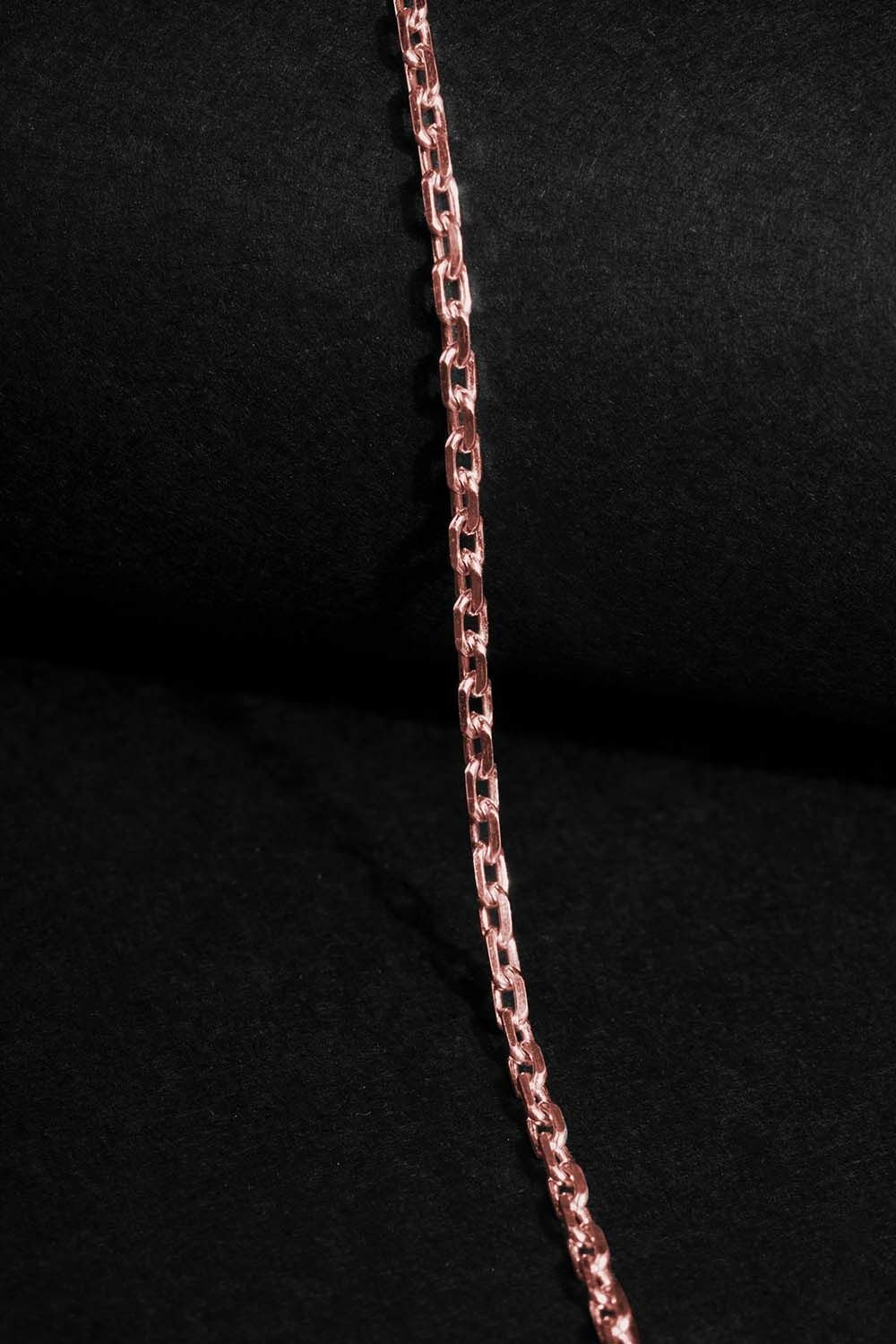 Forsa Model Gümüş 1,90 mm Genişlik Bileklik 17 Cm - Rose Rengi | Takıdepo