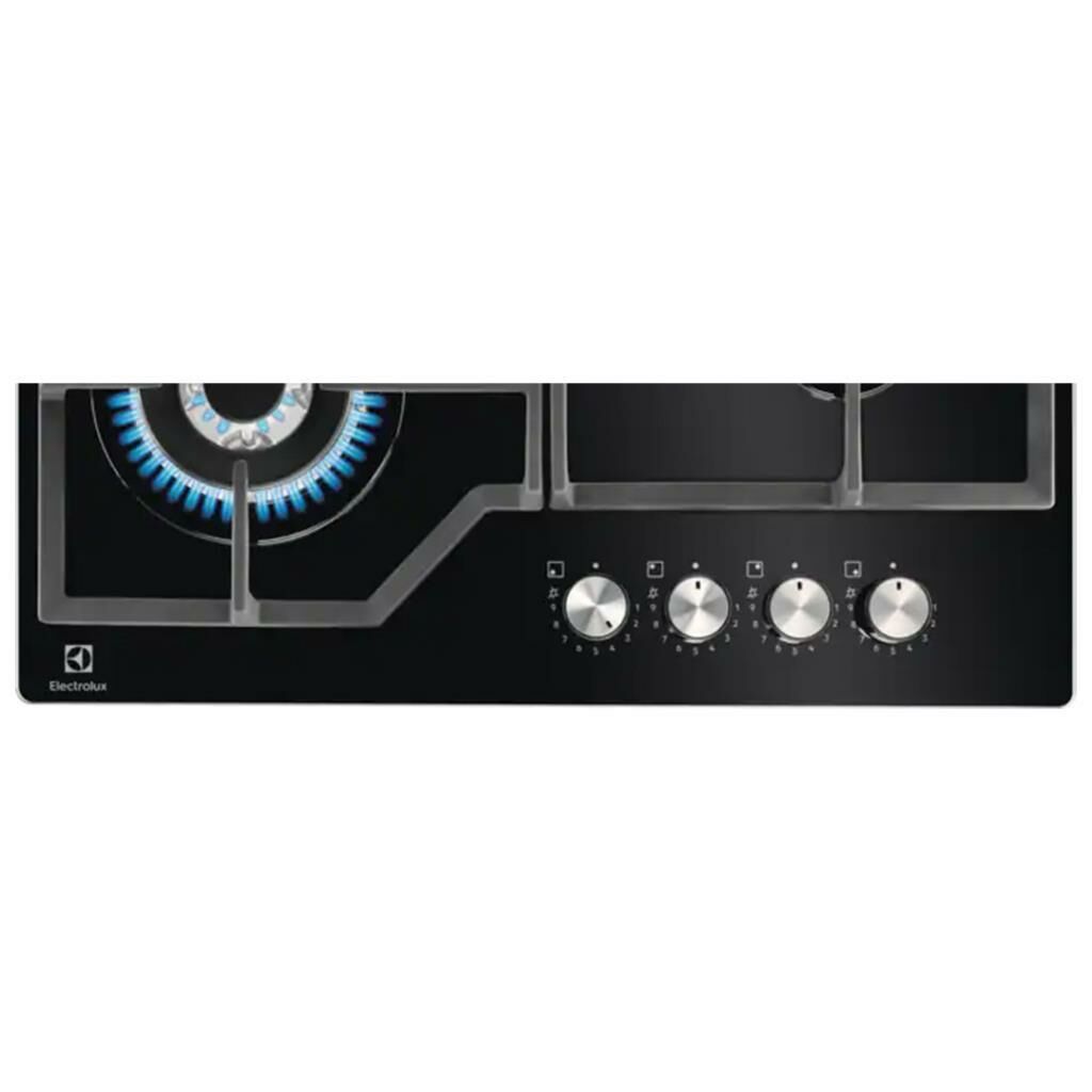 Electrolux KGG64362K Siyah Cam Yüzeyli Ankastre Gazlı Ocak
