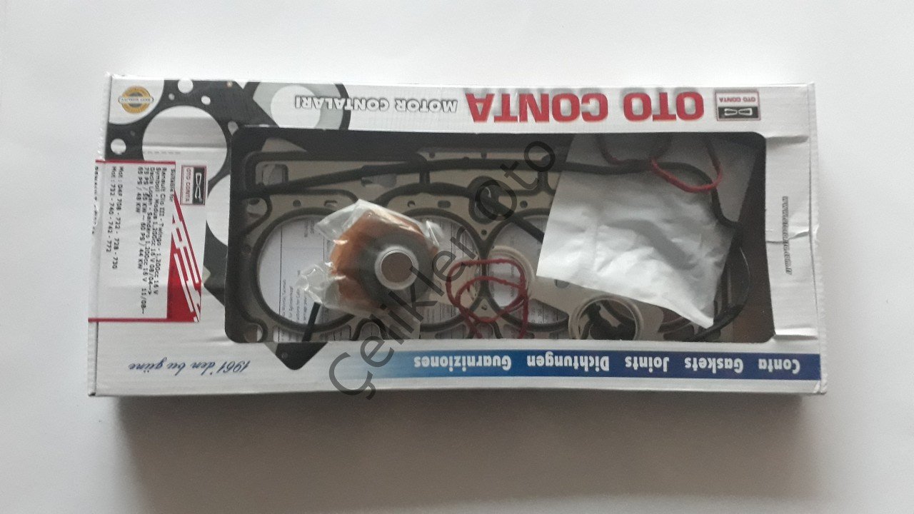 Motor Üst Takım Contası Modüs Clio 1,2 16V Dacia Sandero Logan 1,2 16V ...