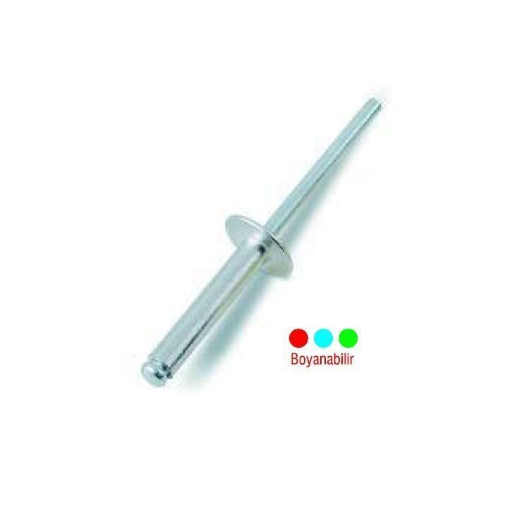 Alüminyum Pop Perçin Bombe Kafa 2.4x6 mm 1000 ADET