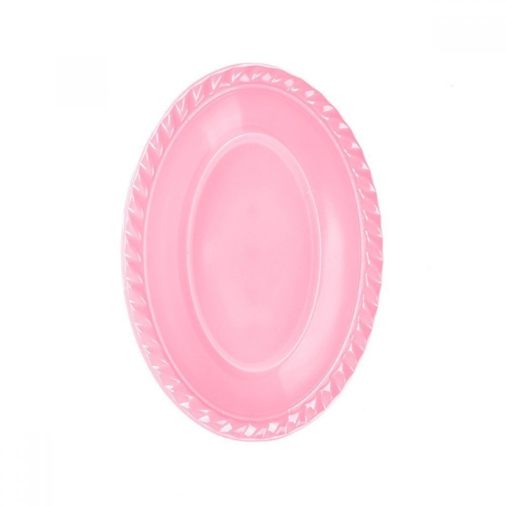 Kullan At Oval Plastik Kase Pembe 8'li | Kullan At Pembe Sofra Seti