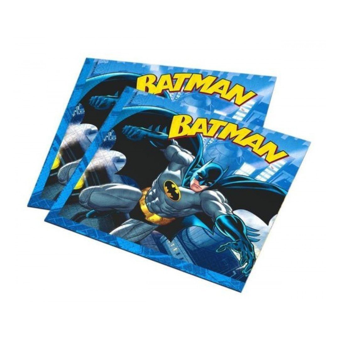 BATMAN KAĞIT PEÇETE | Batman Yarasa Adam Doğum Günü Parti Malzemeleri