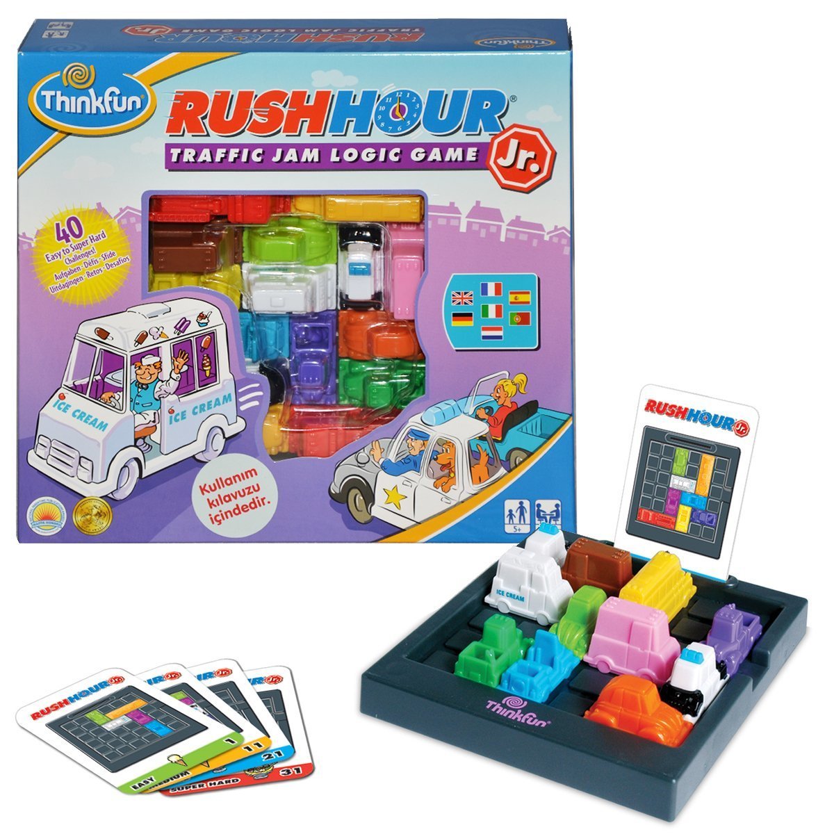 ThinkFun Trafik Çocuk Rush Hour Jr | Zeka Oyunları