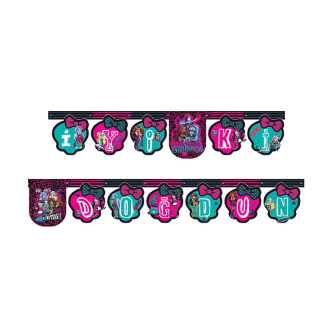 Monster High Lişnaslı İyi ki Doğdun Banner | Monster High Doğum Günü ...
