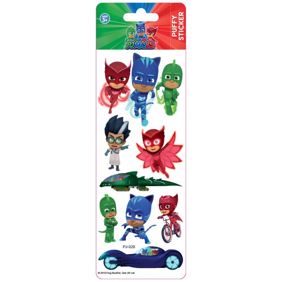 Pj Masks Kabartmalı Yapışkanlı Sticker | Hediyelik Sticker Çeşitleri