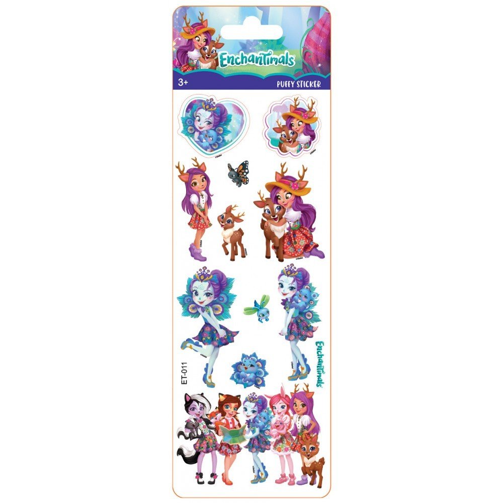 Enchantimals Kabartmalı Sticker | Hediyelik Sticker Çeşitleri