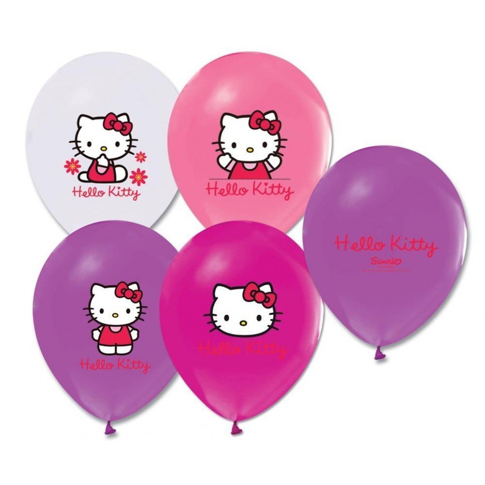 Çift Taraflı Hello Kitty Baskılı Balon | Disney Lisanslı Balonlar ...