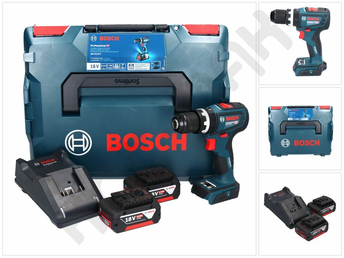 Bosch Gsr 18v-90 C Kömürsüz Akülü Matkap - 06019K6006