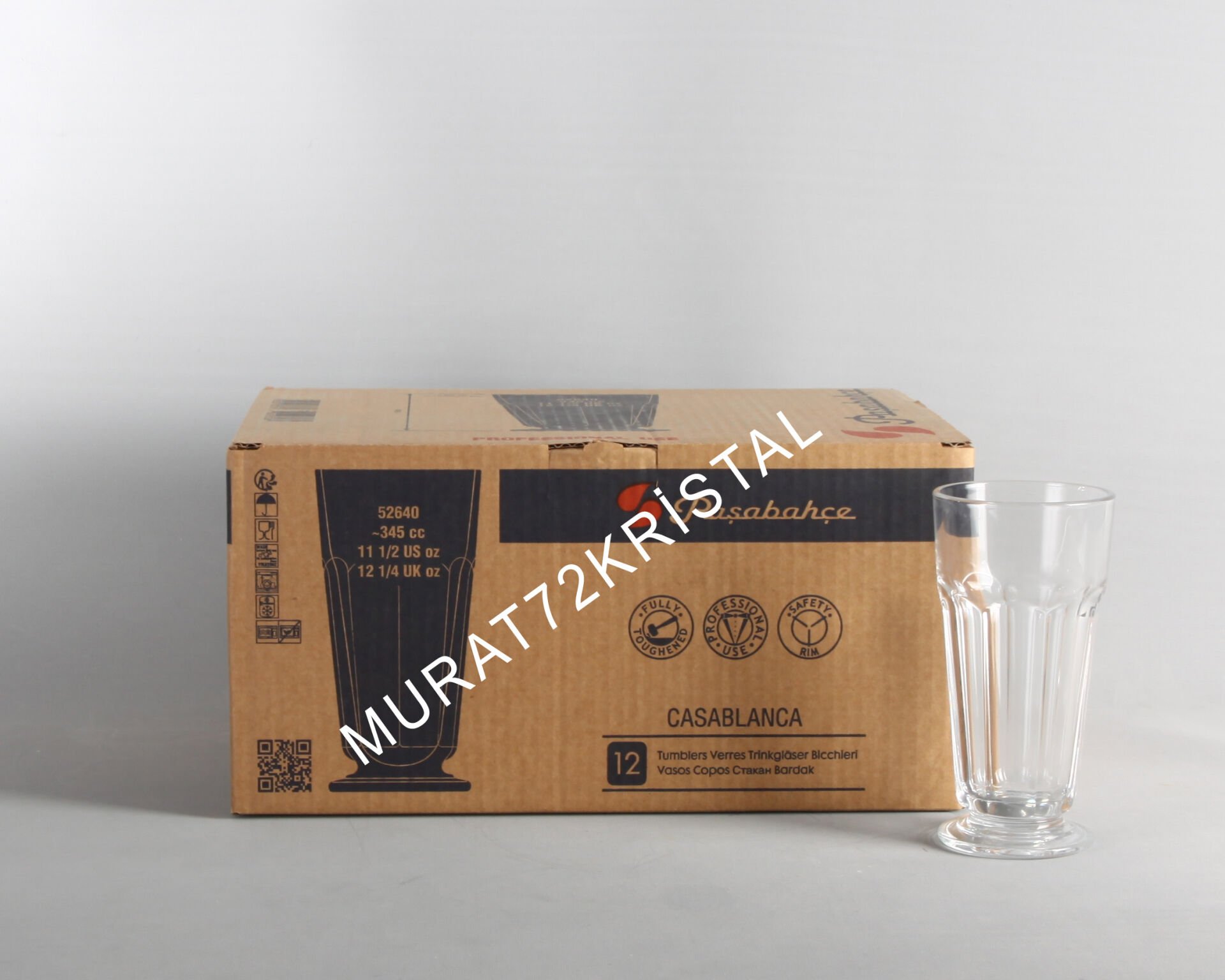 Ayaklı Bardaklar / 52640 Casablanca Milkshake Bardak 12 Adet