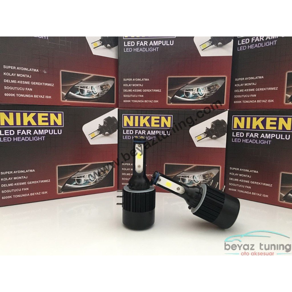 H15 Led Xenon Far Ampulü Yeni Nesil Evo Niken