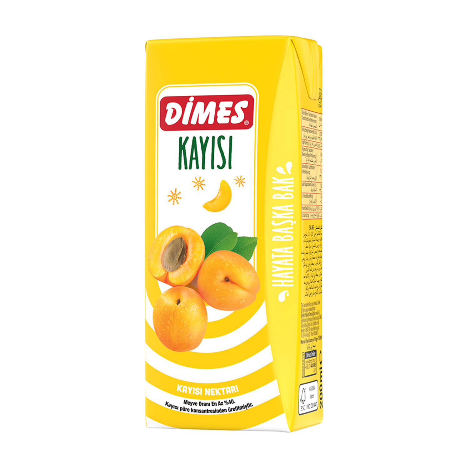 Dimes Kayısı Meyve Suyu 200 ML Dimes Kayısı Meyve Suyu 200 ML