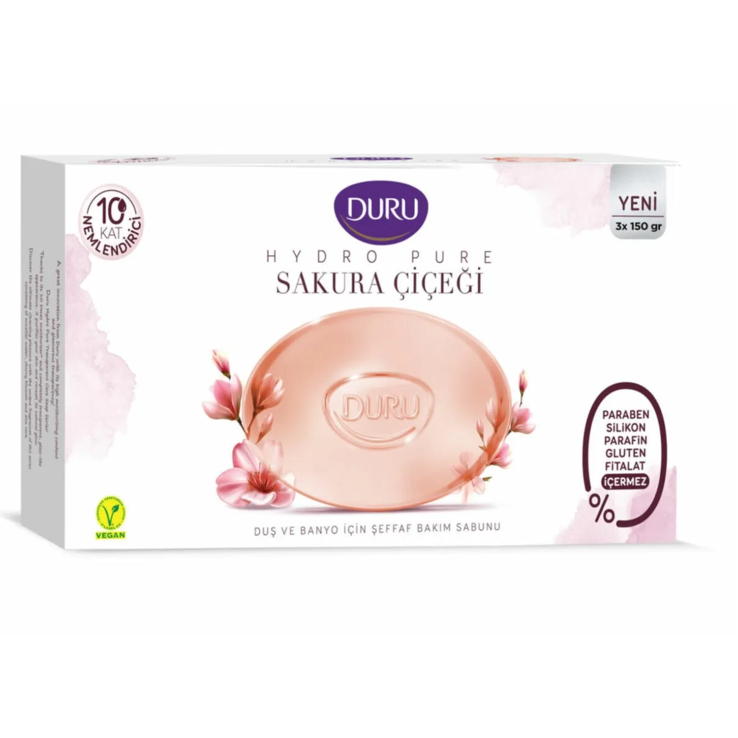 Duru Hydro Pure Sakura 3X150 GR