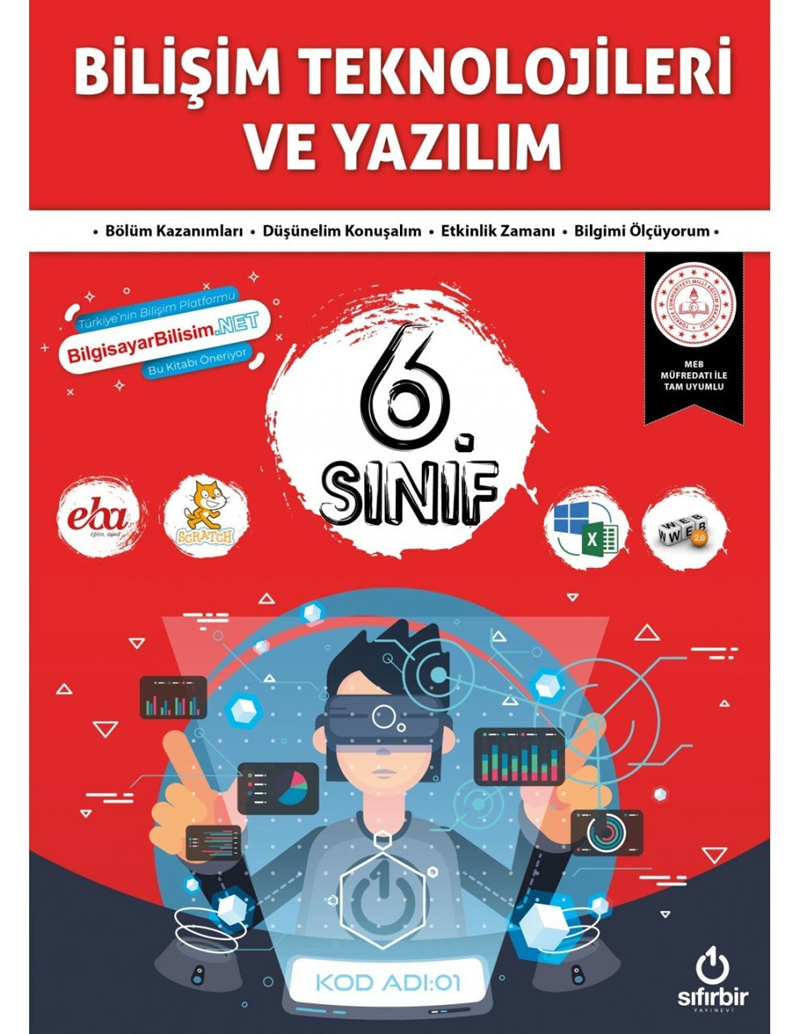 6. Sınıf Bilişim Teknolojileri ve Yazılım Sıfır Bir Yayınları | Akm Kitap 6. Sınıf Bilişim Teknolojileri ve Yazılım Sıfır Bir Yayınları | Akm Kitap