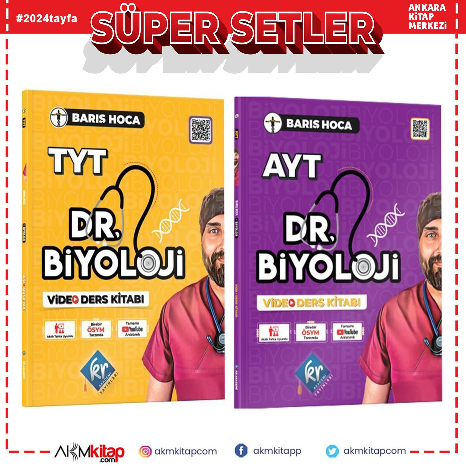 Kr Akademi TYT AYT Dr Biyoloji Konu Anlatım Seti Barış Hoca 2 Kitap ... Kr Akademi TYT AYT Dr Biyoloji Konu Anlatım Seti Barış Hoca 2 Kitap ...