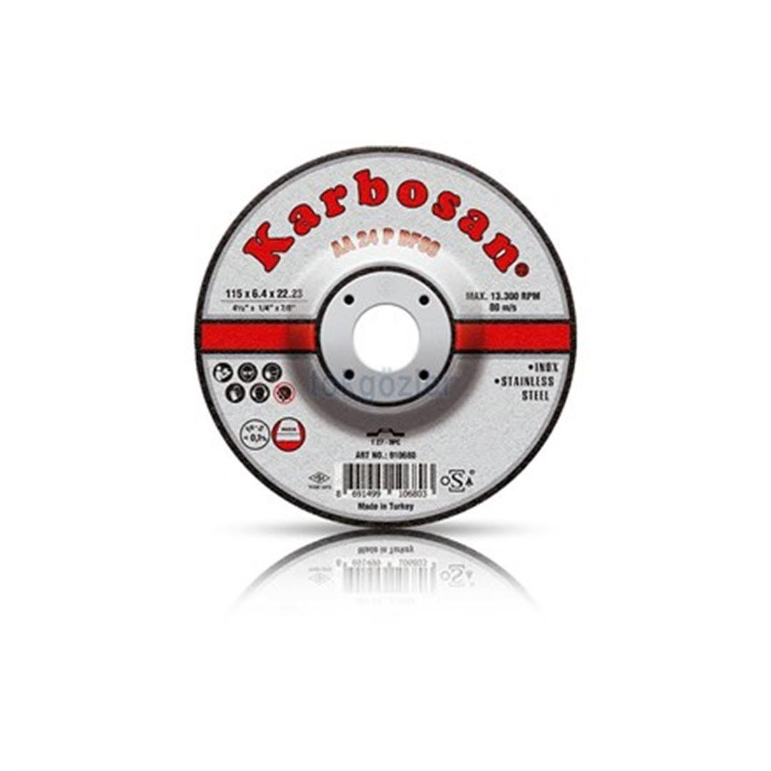 Karbosan 180x6.4x22.23mm İnox Metal Taşlama Taşı 910700 | HepsiNalburda.com
