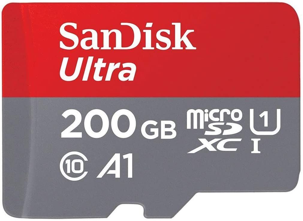 SanDisk Ultra 200GB 120MB/s microSDHC A1 Class 10 UHS-I Hafıza Kartı SDSQUA4-200G-GN6MN