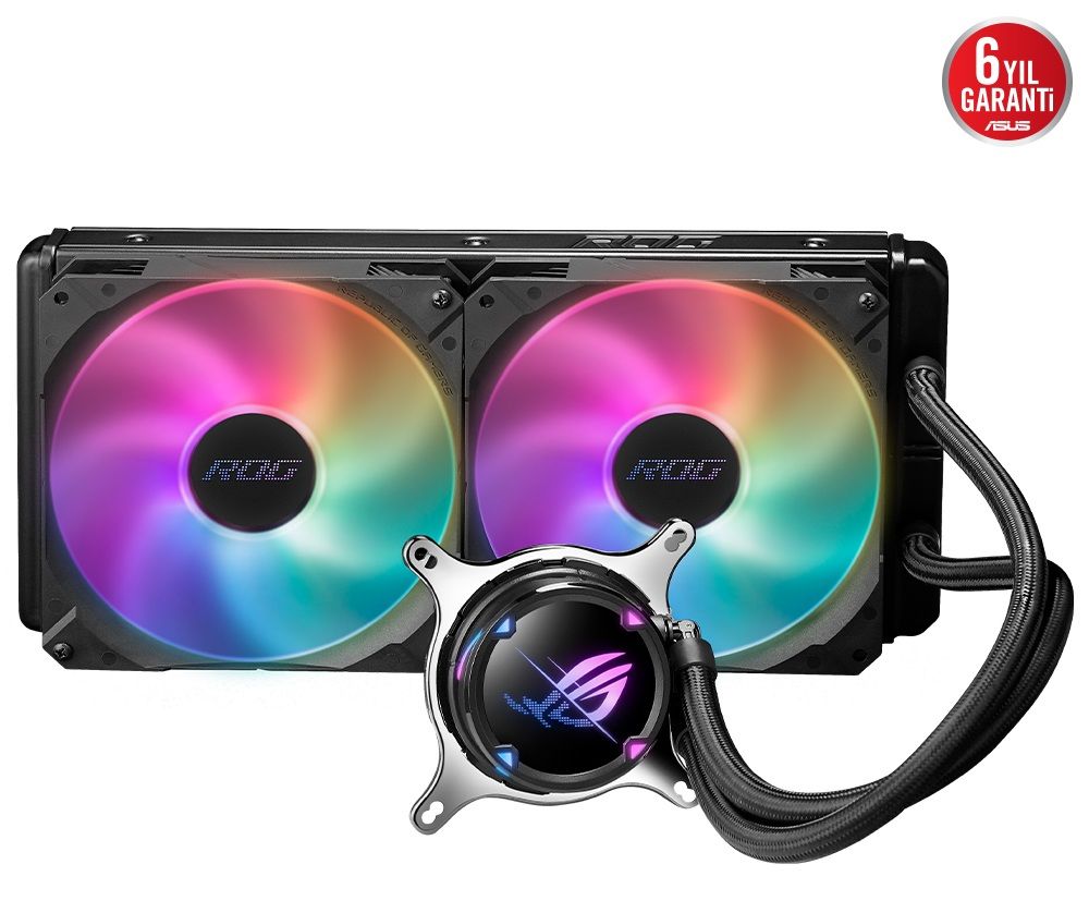 Asus ROG Strix LC II ARGB 280mm Intel-AMD Uyumlu AIO CPU Soğutucu ...
