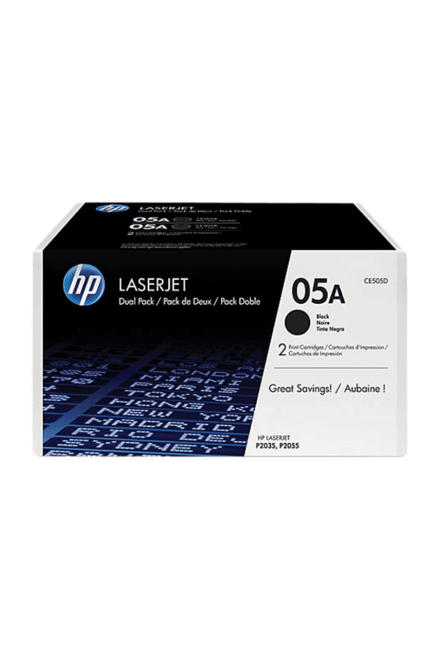 HP 05A 2'li Paket Siyah Orijinal LaserJet Toner Kartuşları CE505D
