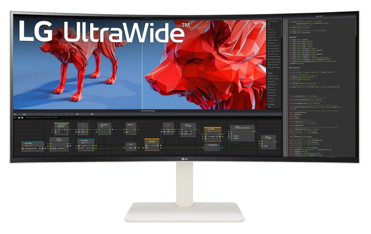LG UltraWide 38WR85QC-W 38 inç QHD+ 144Hz 1ms Asansör NVIDIA G-SYNC IPS ...