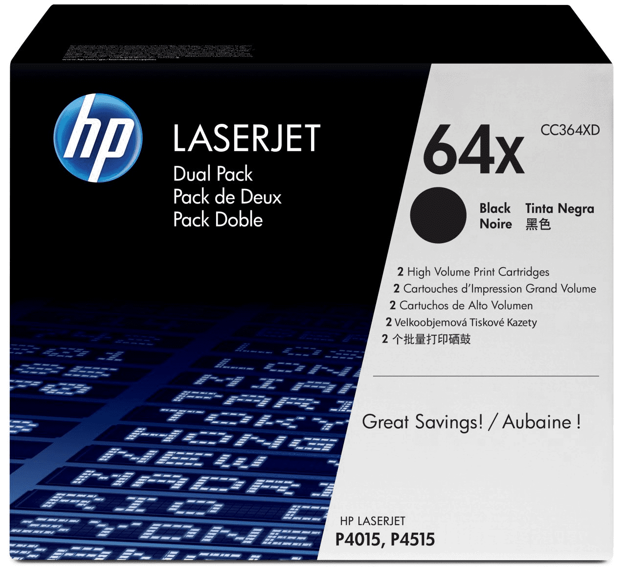 HP 64X 2'li Paket Yüksek Kapasiteli Siyah Orijinal LaserJet Toner ...