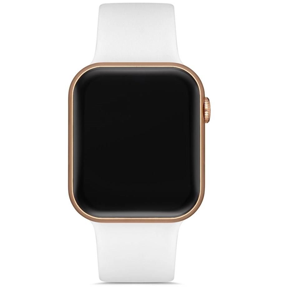 You Watch F3-YF303 You Smart Rose & White Silicon Unisex Akıllı Kol Saati - Sema Saat