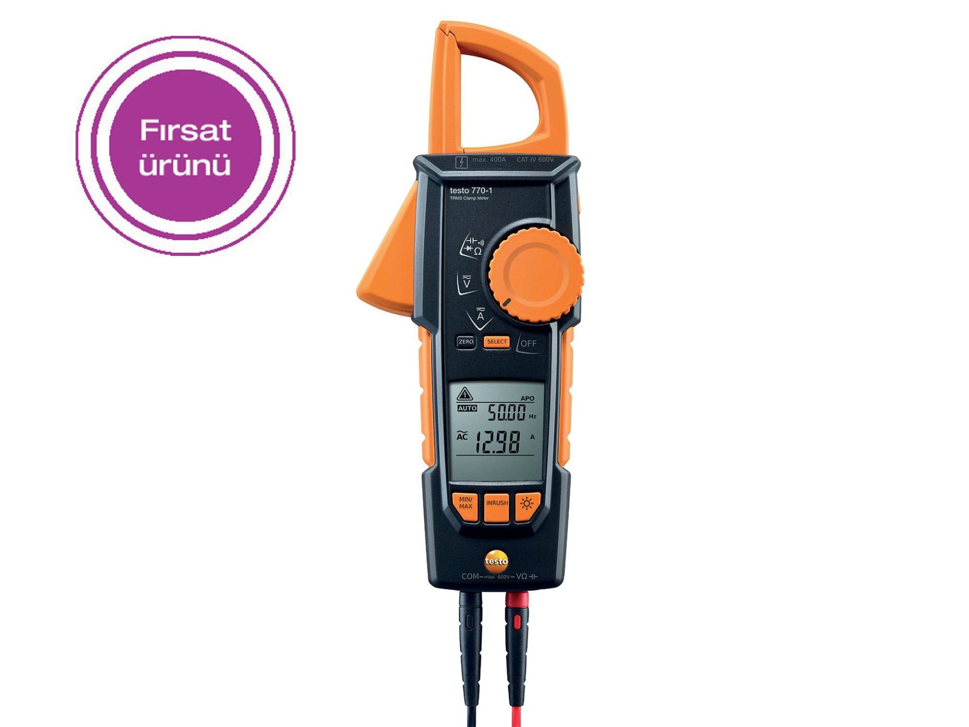Testo Bluetooth´lu Pens Ampermetre | Testo 770-3