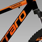 CARRARO FORCE 420 24'' 21-V HD MAT SİYAH-TURUNCU-GÜMÜŞ