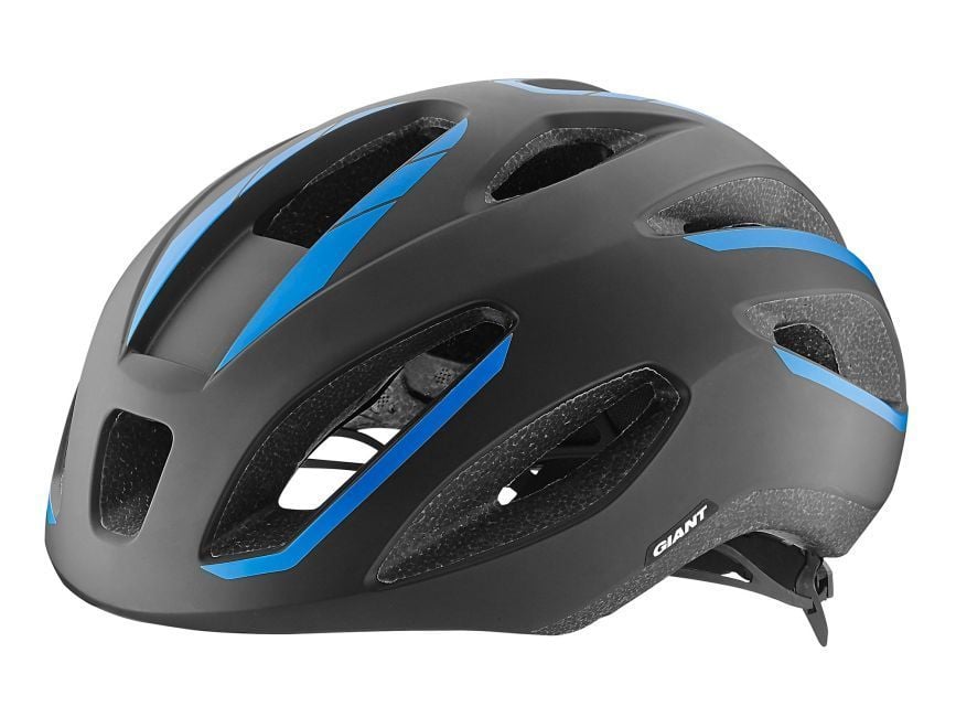 Giant Strive Mat Siyah / Mavi Kask