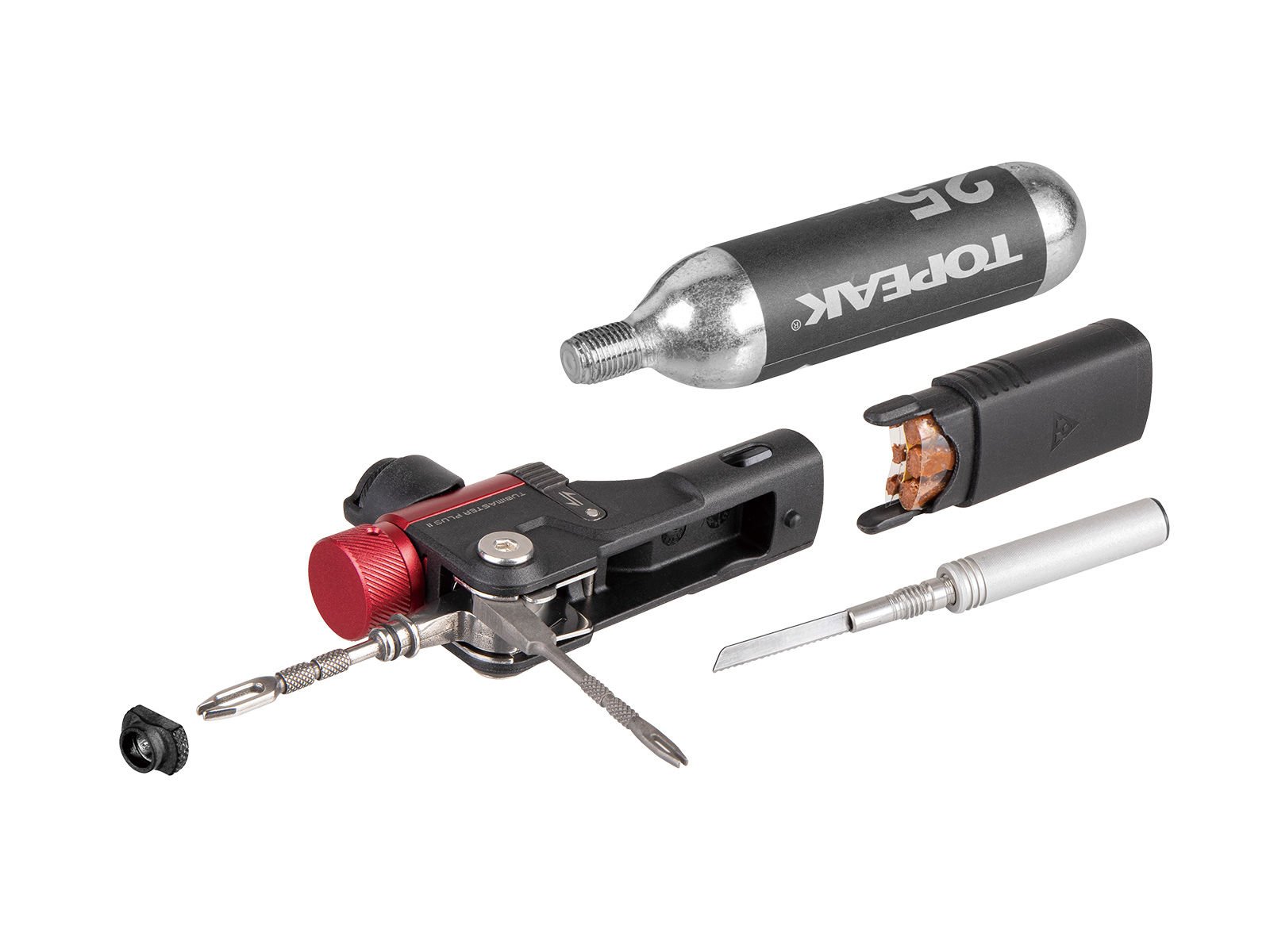 TOPEAK - TUBi Master Plus II Special Edition - Co2 Valf ve 25G Kartuş Kiti TUB-Mp2-Se