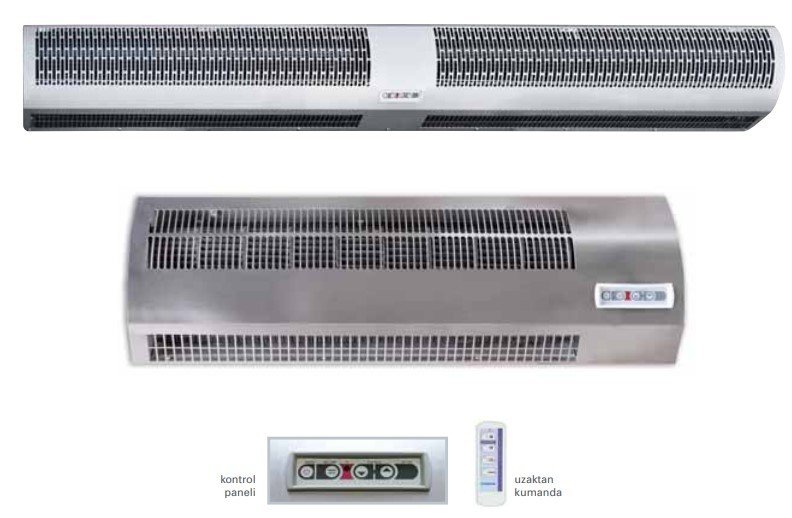OLEFINI ELEKTRİKLİ ISITICILI HAVA PERDELERİ Intellect Serisi OLEFINI ELEKTRİKLİ ISITICILI HAVA PERDELERİ Intellect Serisi