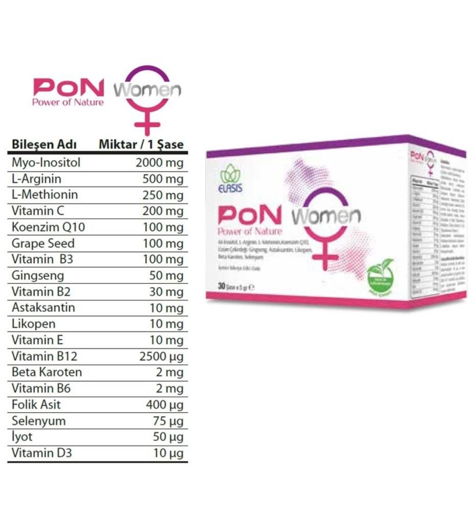 Elasis Pon Women 30 Saşe