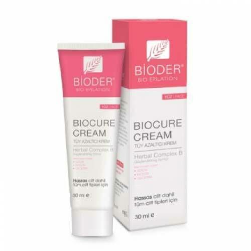 Bioder Bio Epilation Biocure Yüz İçin Tüy Azaltıcı Krem 30 Ml