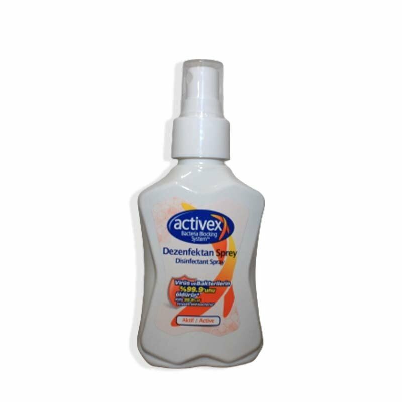 Activex Antibakteriyel Dezenfektan Sprey 100 Ml