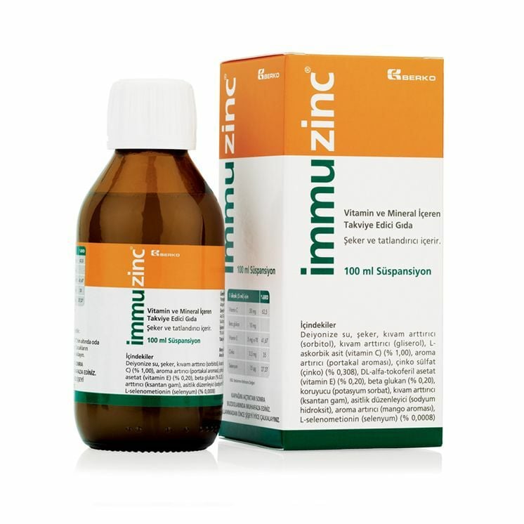 İmmuzinc Teg Şurup 100 ML