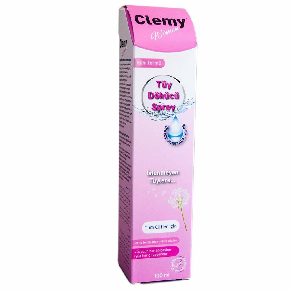 Clemy Bayan Tüy Dökücü Sprey 100 Ml