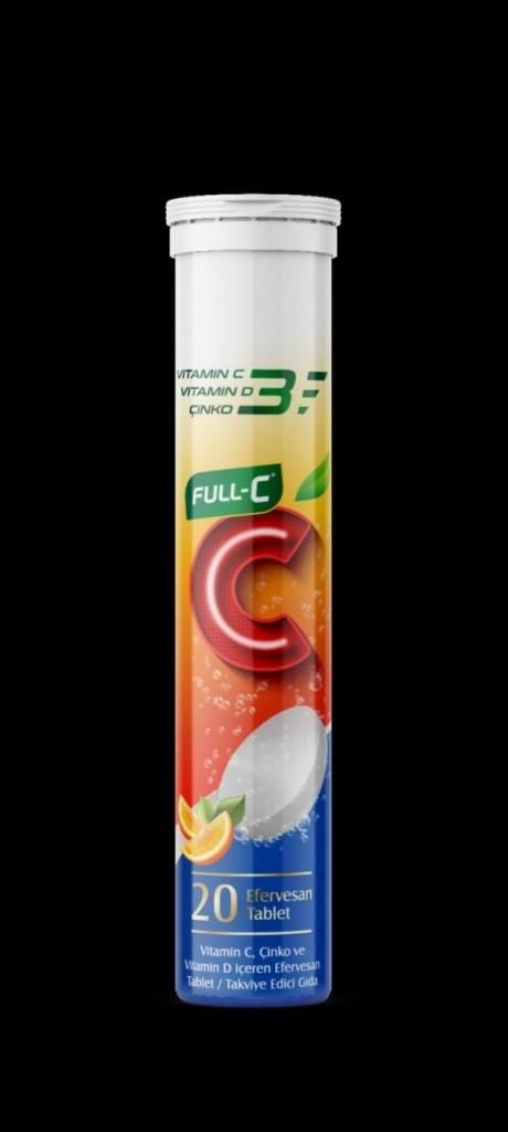 Full C. C Vit + D Vit + Çinko 20 Efervesan Tablet
