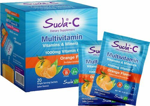 Suda- C Multivitamin 1000 Mg Vitamin C 20 Şase Suda- C Multivitamin 1000 Mg Vitamin C 20 Şase