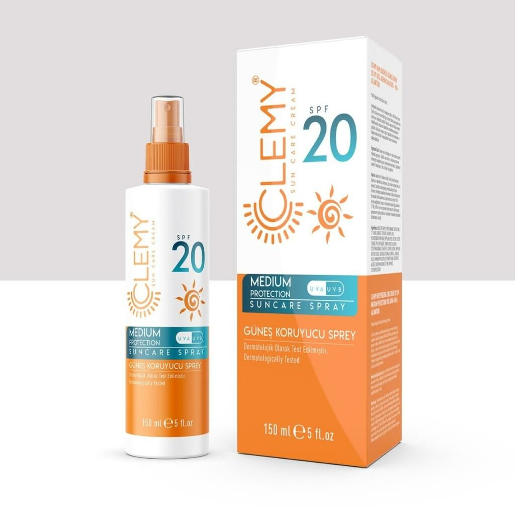 Clemy Güneş Koruyucu Sprey Spf 20+ 150 ML